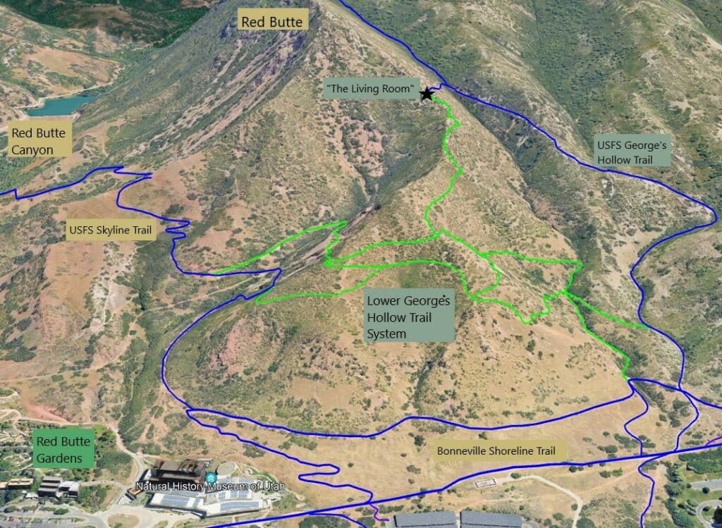 Lower George's Hollow Trail System - Trails Utah